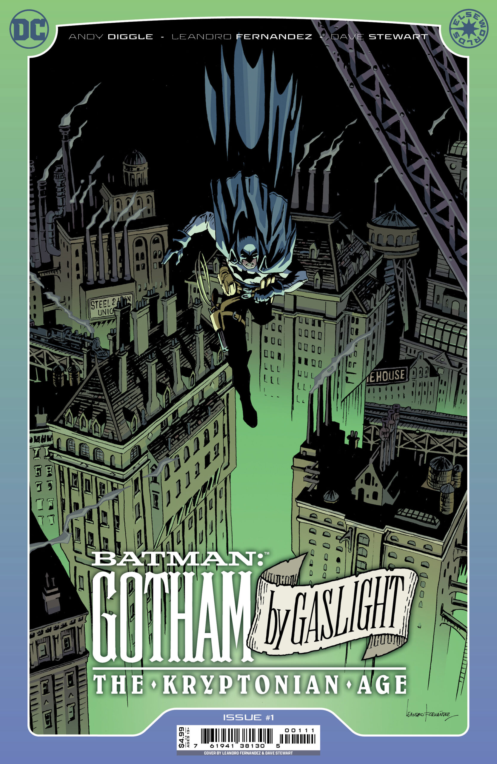 BATMAN GOTHAM BY GASLIGHT THE KRYPTONIAN AGE #1 (OF 12) CVR A LEANDRO FERNANDEZ | Black Cat ...